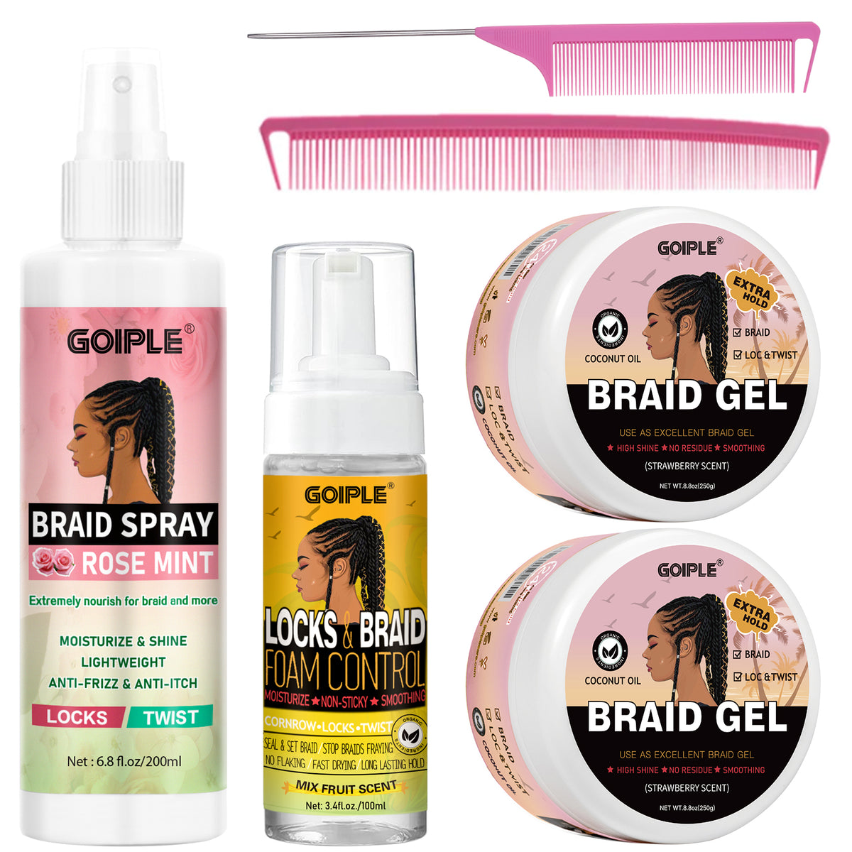 Strawberry Braid Set: Achieve Extreme Hold and Stunning Braid Styles ...