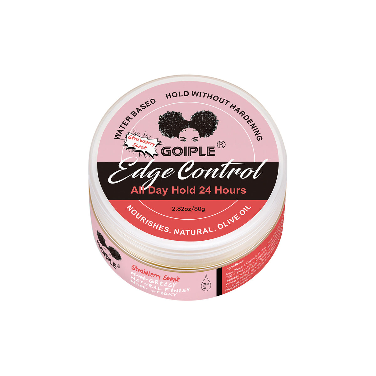 80g Edge Control Wax: Tame Your Edges with Long-Lasting Hold – goiple care