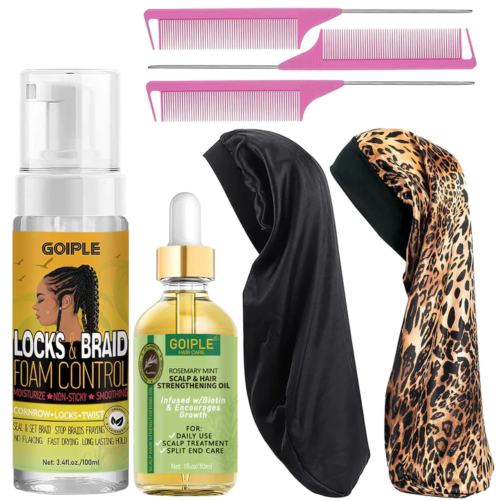 Braid Mousse & Gel Set: Create Stunning Braided Styles with Ease ...