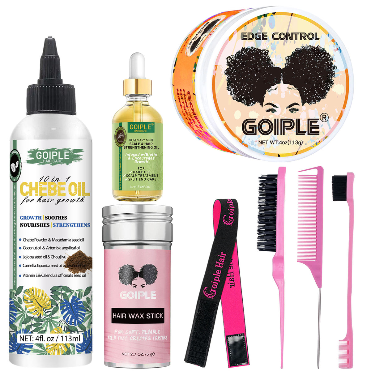 Citrus Edge Control Wax Set: Define Your Style with Precision – goiple care