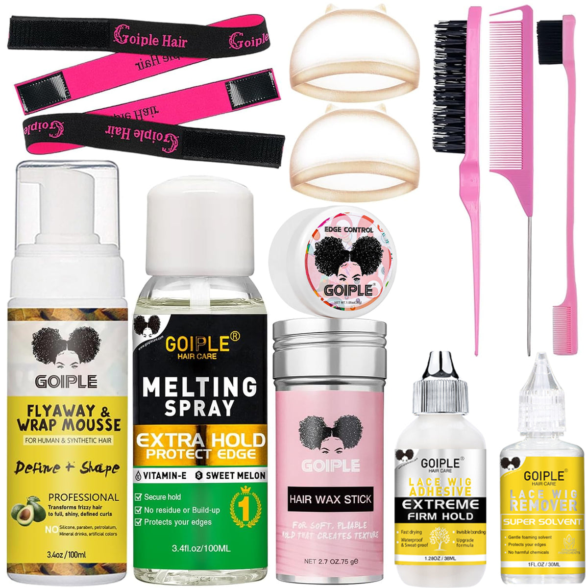 Hair Mousse Set: Define Your Style with Curly and Braided Elegance ...