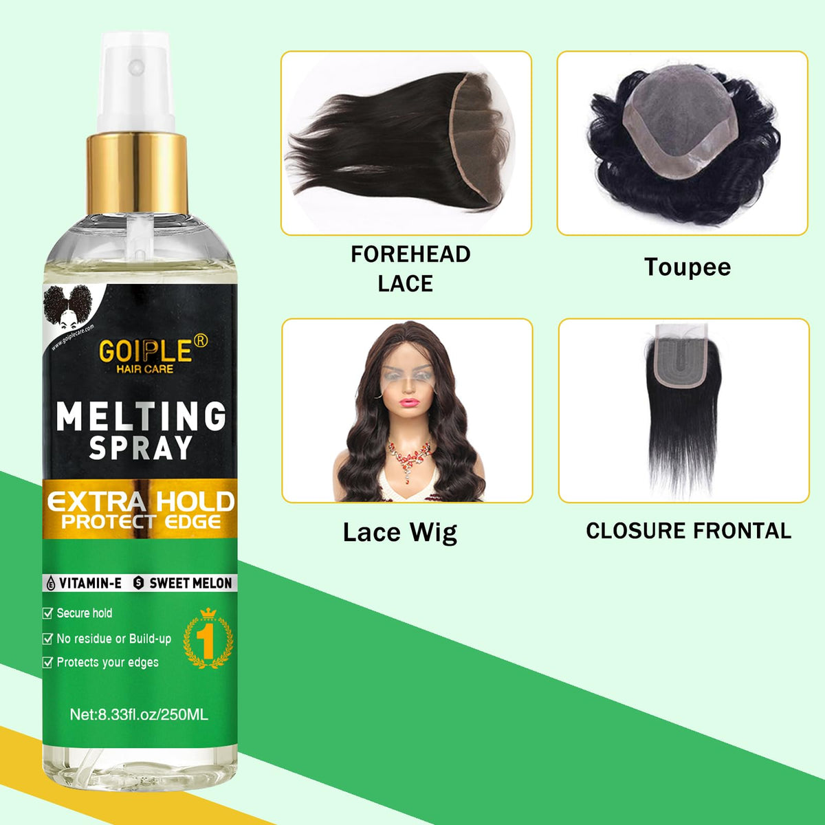 Lace Melting Spray - Ultimate Solution for Seamless Wig Application ...