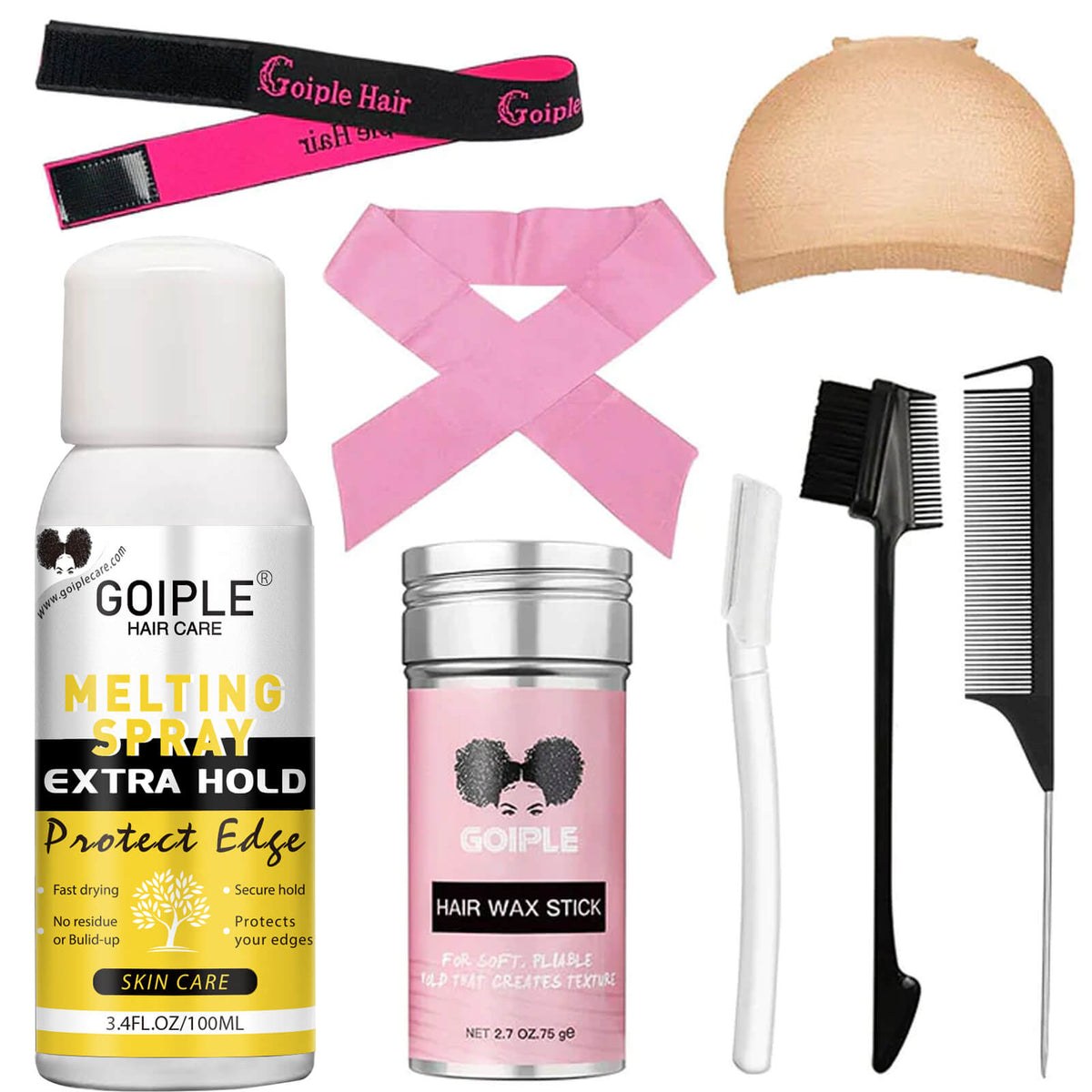 Lace Melting Spray Set: Achieve Seamless Wig Blending with Confidence ...